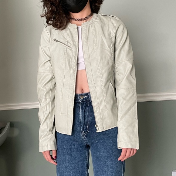 Jackets & Coats | Textured Leather Jacket | Poshmark